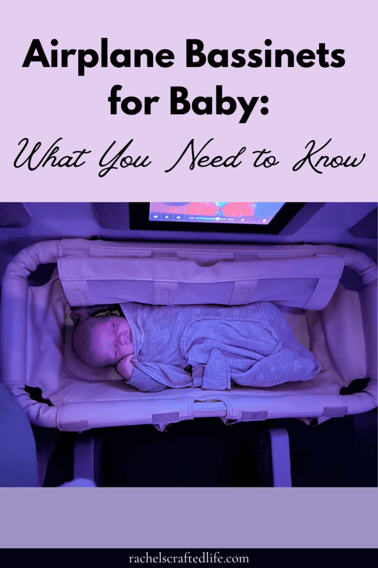 Airplane Bassinets for Baby - What You Need to Know - Rachel's Crafted Life
